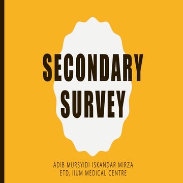 Primary and secondary survey379487438.ppt