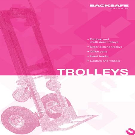 A range Of Trolleys to choose from at Backsafe Australia | PDF