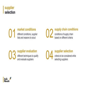 Section 03 Supplier Selection | PDF