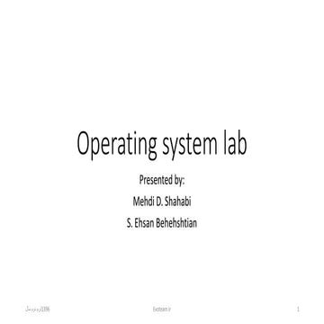Operating System Lab Pptx Programming Languages Computing 6899