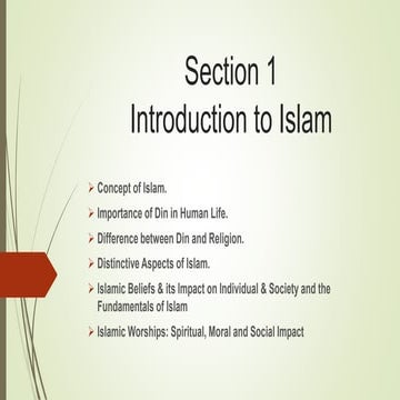 Section 1 - Introduction to Islam.pffffffffffffffffffffffptx | PPT