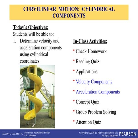 HIBBELER BOOK FOR ENGINEEERING DYNAMICS 12 | PPTX