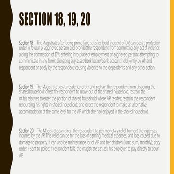 Section 18, 19, 20 dv hyperlink - sujeet | PPTX