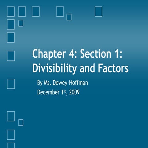 Use divisibility rules for 2, 5, and 10 to find the common factors of ...