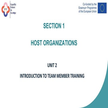 Team member training | PPTX