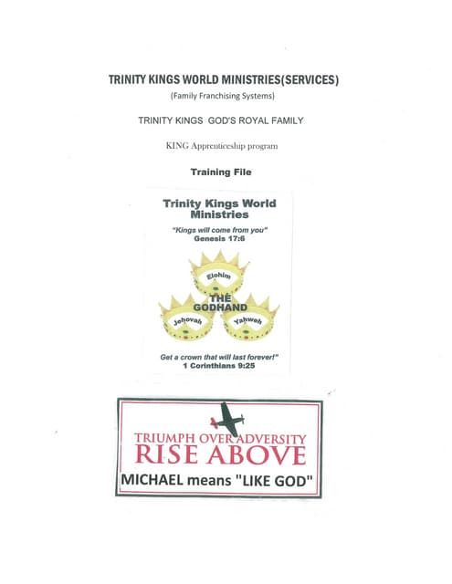 12 Kings of the Government Kingdom Proclaims, Honors, Recognizes ...