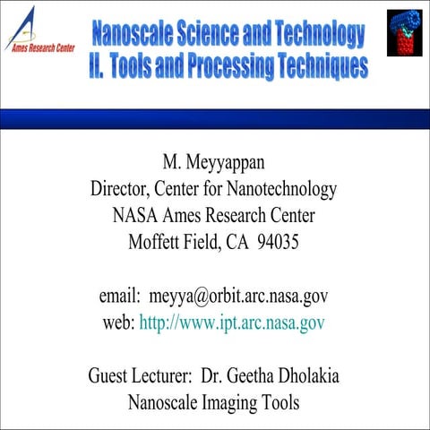 Nanoscale Science and Technology | PPT