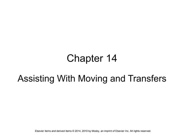 Assistive devices - Used in moving and lifting patients | PPTX