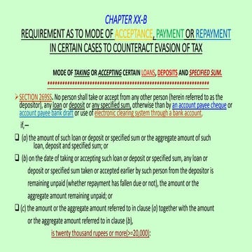 section 269ss of income tax act video conent.pptx