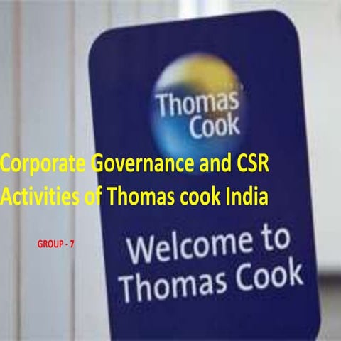 Thomas cook India | PPTX