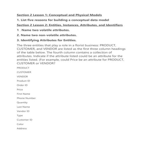 Section 2 Lesson 1- Conceptual and Physical Models 1- List five reaso.docx