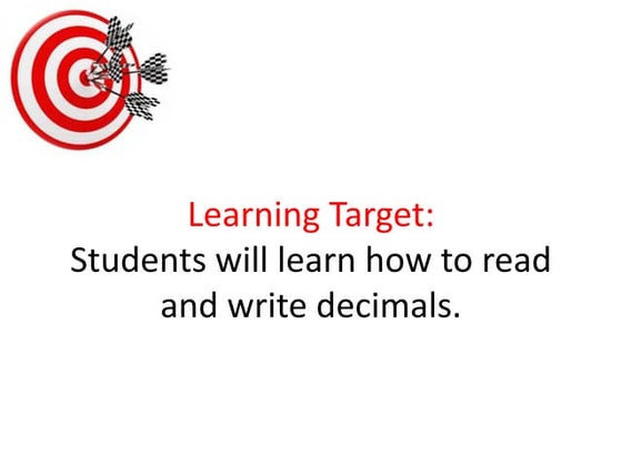 Decimals Ppt