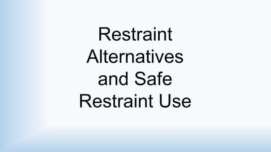 Restraints | PPTX