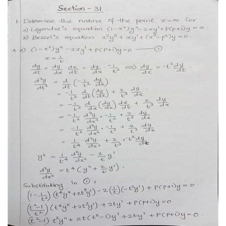 Section 31-The point at infinity | PDF