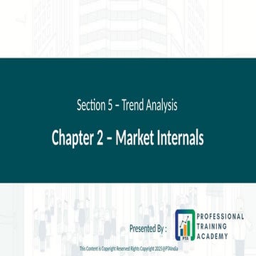 Section 5 - Chapter 2 - Market Internals | PPTX