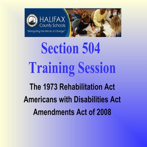 Section 504 | PPT