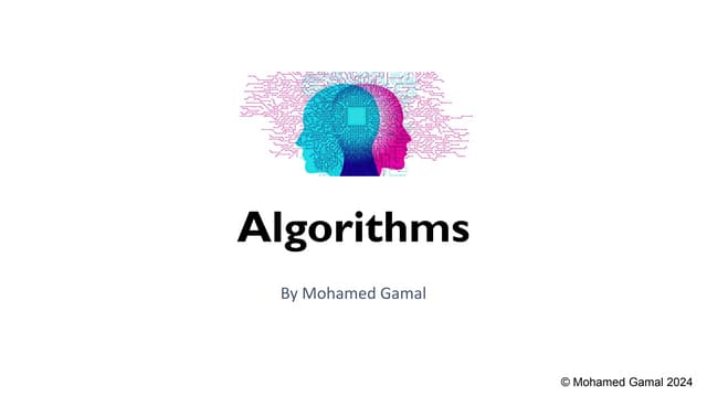 Algorithms Analysis & Design - Lecture 7 | PPT Algorithms Analysis & Design - Lecture 7 | PPT