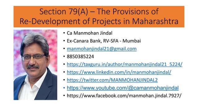 Redevelopment under dcpr 2034 regulation section 33(7),33(7)a & 33(7)b ...