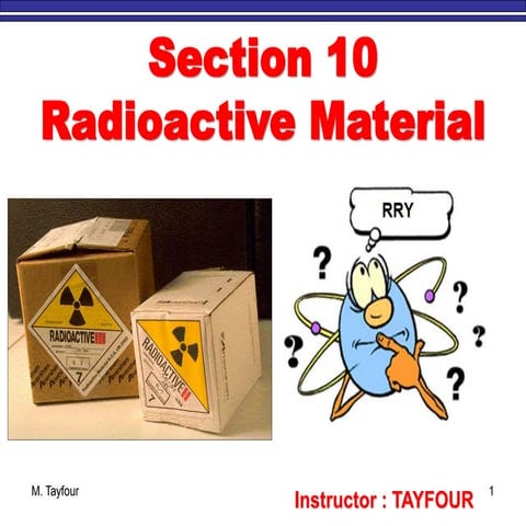 Section 8 radioactive material | PPT