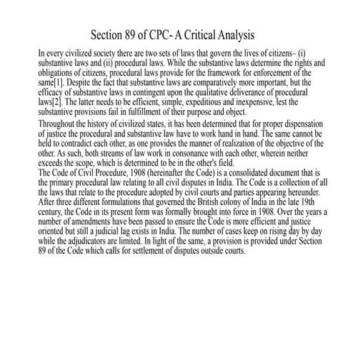 Section 89 of CPC- A Critical Analysis.pptx