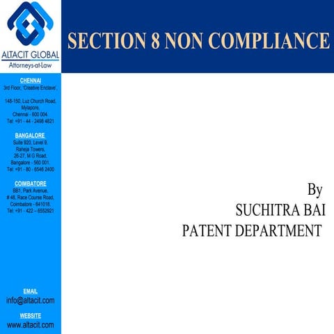 Section 8 non compliance | PPT