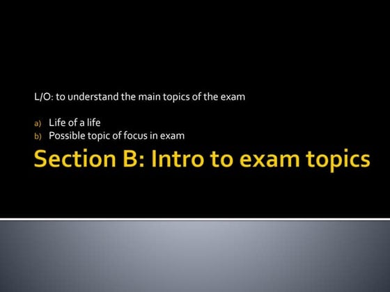 Section b past paper questions | DOCX