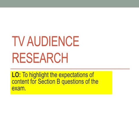 Section B Overview | PPT