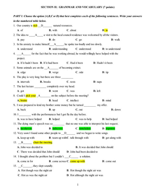 Pruebas saber ingles 3° y 4° | DOCX | Education