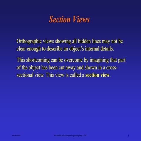 Types of Section Views - Section View-Section PPb.ppt