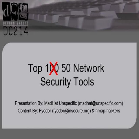 Sectools | PPT