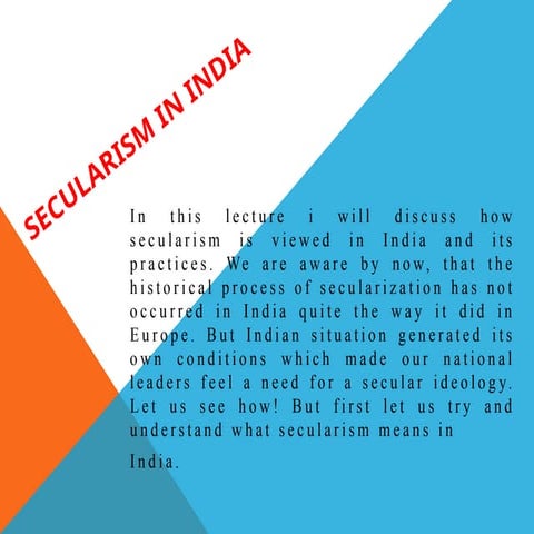 SECULARISM IN INDIAsstttttttttttttt.pptx