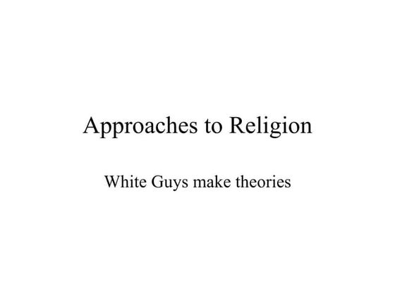 Secularization | PPTX