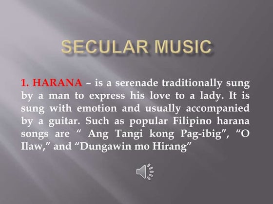 Nationalistic songs and Love Songs | PPT