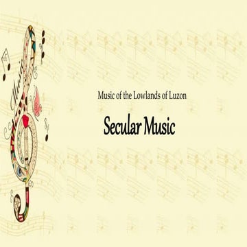 Secular Music | PPTX