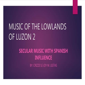Music of the philippines during pre spanish era | PPTX