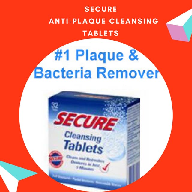 Secure Anti-Plaque Cleansing Tablets | PDF