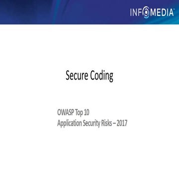 Secure Coding Guidelines Ppt
