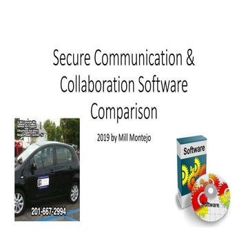 Secure Communication and Collaboration Software Comparison for Working ...