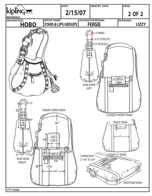 Kn Handbag Line Sheet Copy | PPT