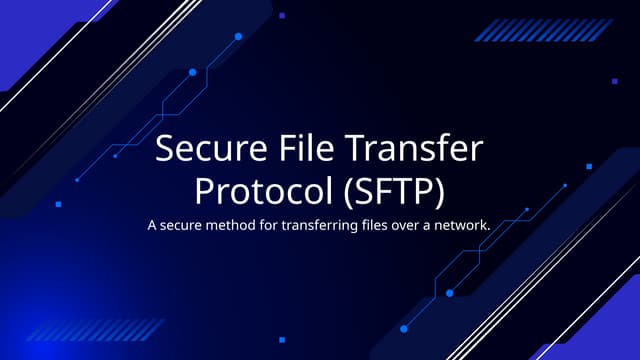 Secure File Transfer Protocol Sftppptx
