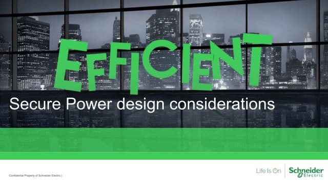Schneider Electric Data Center Reference Designs | PDF