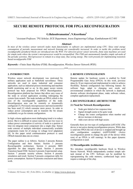 Secure Remote Protocol For Fpga Reconfiguration Pdf 9597