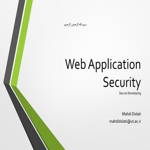 Secure Software Development Presentation Pdf