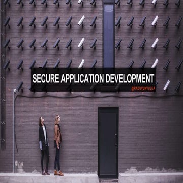 Secure Application Development | PPTX