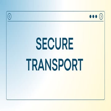 Secure Transport | PDF
