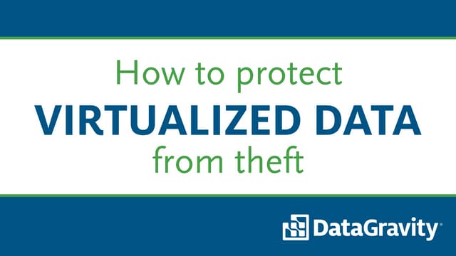 How To Protect Virtualized Data From Theft Ppt Free Download