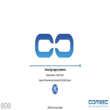 Securing legacy systems | PPT