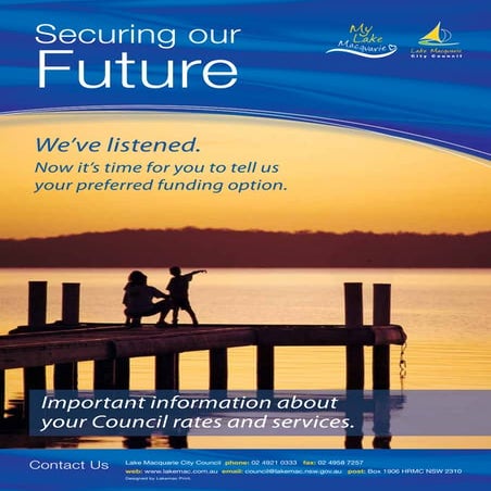 Securing our Future - important information about your Council rates ...