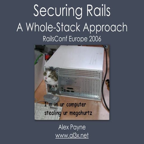 Securing Rails Ppt