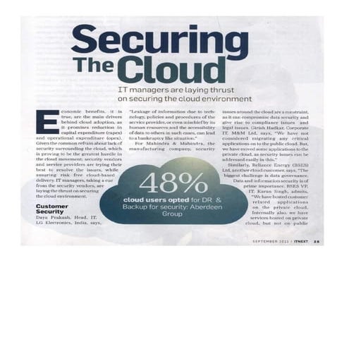 Securing The Cloud | PDF